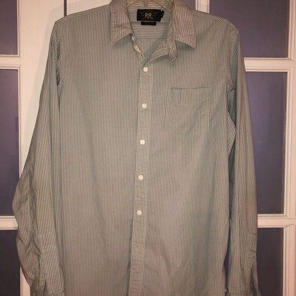Ralph Lauren Double RL | Shirts | Ralph Lauren Rrl Light Blue Button ...